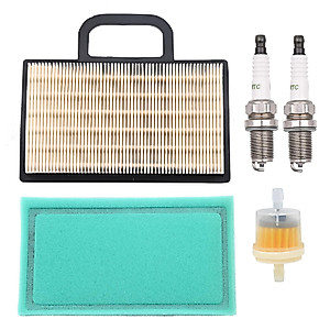 SYSKANT 499486 499486S 698754 Air Filter 273638 273638s Pre Filter for B&S 691007 695667 Lawn Mower 18-26 HP Intek V-twin Engine with Spark Plug and Fuel Filter