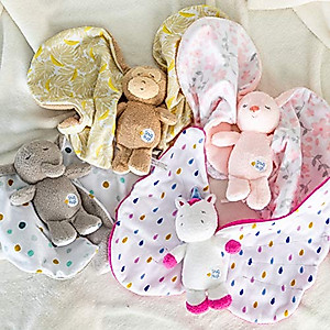 KIDS PREFERRED Snug Hugs Monkey Blanky, Stuffed Animal Lovey Blanket