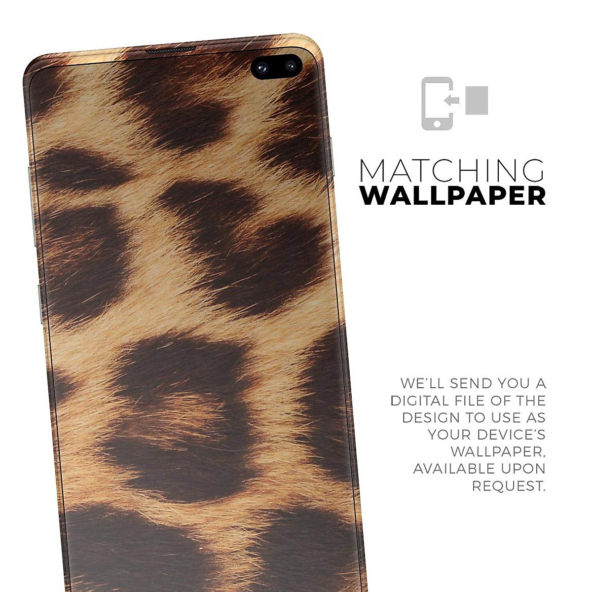 DesignSkinz Real Cheetah Print Protective Vinyl Decal Wrap Skin Cover Compatible with The Samsung Galaxy S20 (Screen Trim & Back Glass Skin)