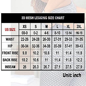 SEASUM Scrunch Butt Workout Leggings Women's High Waisted Booty Lifting Yoga Pants Textured Tummy Control Legging XL