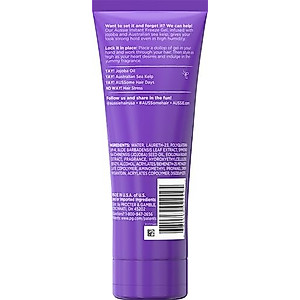 Aussie Instant Freeze Hair with Jojoba Oil & Sea Kelp Gel, 7.0 oz