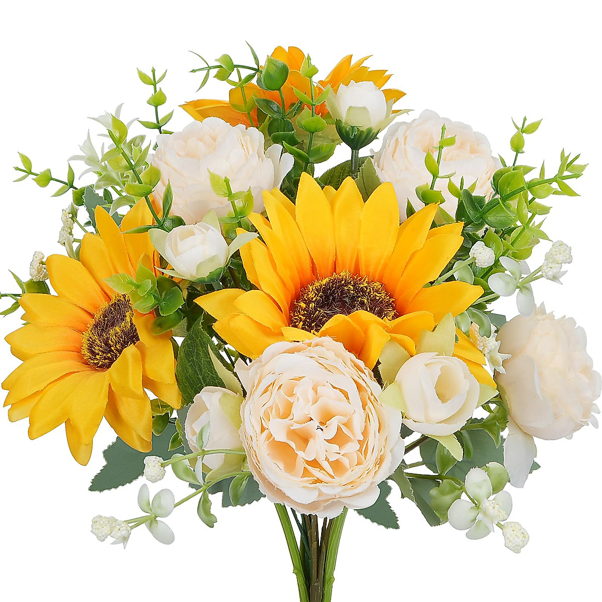 HO2NLE 4PCS Artificial Flowers Branches Faux Silk Cherry Blossoms Stem Fake Floral for Home Garden Restrant Hotel Parties Wedding Table Centenpieces Arrangements Decor Spray in Pink