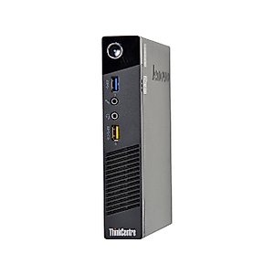 Lenovo ThinkCentre M73 Tiny Desktop, Intel Core i5-4570T, 4GB RAM, 500GB HDD, Windows 10 Pro, Includes Wired Keyboard & Mouse, M73T-4-500-W10P (Renewed)