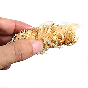 KINJOEK 72 Count Fire Grill Charcoal Starters, Eco Friendly Wood Wool Flame Fire Starters Great for Lighting Fires in BBQ, Chimney Starter, Stoves, Barbecue Grills, Kamados Primo Smokers, Natural