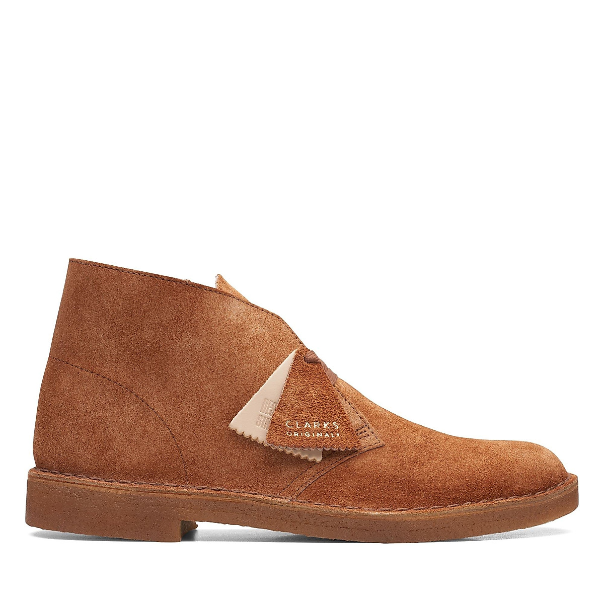 Clarks Men's Desert Boot Chukka Boot, Ginger Hairy Suede, 9.5