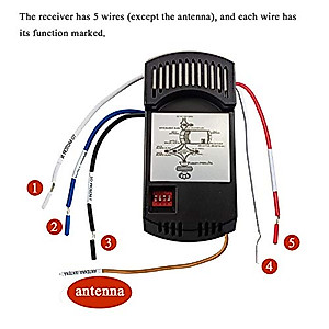 Breeze Bay Universal Ceiling Fan Receiver Replacement for Harbor Breeze Hunter Hampton Bay(28R Receiver)