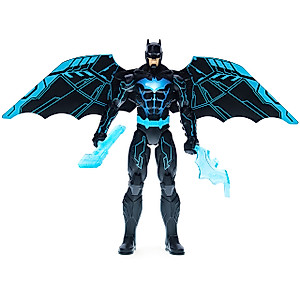 DC Comics Batman Bat-Tech 12-inch Deluxe Action Figure with Expanding Wings, Lights and Over 20 Sounds, Kids Toys for Boys