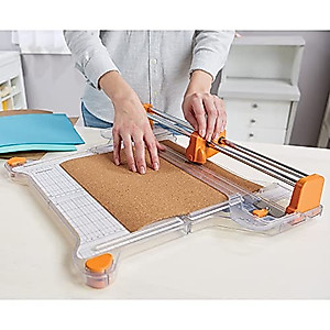 Fiskars Procision Rotary Bypass Trimmer, Orange 12 Inch