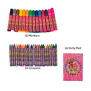 LOL Surprise Creative Coloring Canvas Painting and Activity Set for Kids, 1000+ pcs