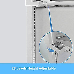 RDHOME 74.8" Bed Rails for Toddlers Extra Tall Kids Bed Guardrail, Vertical Lifting Collapsible Baby Safety Bed Rail Guards Fit Twin, Full, Three Quarters, King Size Bed (1 Side) Gray