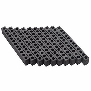 10pcs 12 Holes Screwdriver Bit Holder Drill Head Storage Case