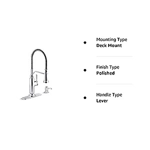 Kohler Ealing Polished Chrome High-arc Kitchen Faucet