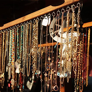 Kalekey 2.6inch Screw Eyes Heavy Duty Screws Eye Bolts Stainless Steel Eye Hooks Self Tapping Eyelet Screw for Wood Indoor & Outdoor Use(Sliver 40PCS)