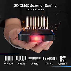 2023 MUNBYN Android Barcode Scanner PDA Inventory Scanner, Android 10, QR 2D 1D Barcode Scanner Reader, 3+32G, Portable Handheld Mobile Computer, IP67 Dual-Band Wi-Fi 4G BT Data Collector for Retail