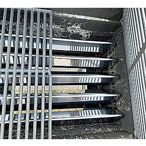 Votenli S753F(5-Pack) 22 1/2" Stainless Steel 7536 7537 16GA Flavorizer Bars for Weber Genesis Silver B and C, Spirit 700 Weber 900 (22 1/2 X 2 1/4")