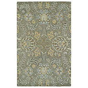 Kaleen Rugs Helena Hand-Tufted Area Rug, Sage, 8' x 10', (3212-59 810)