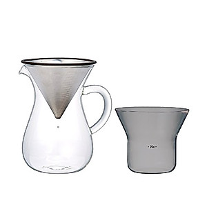 Kinto 300 ml Carafe Coffee Set with Stainless Steel Filter