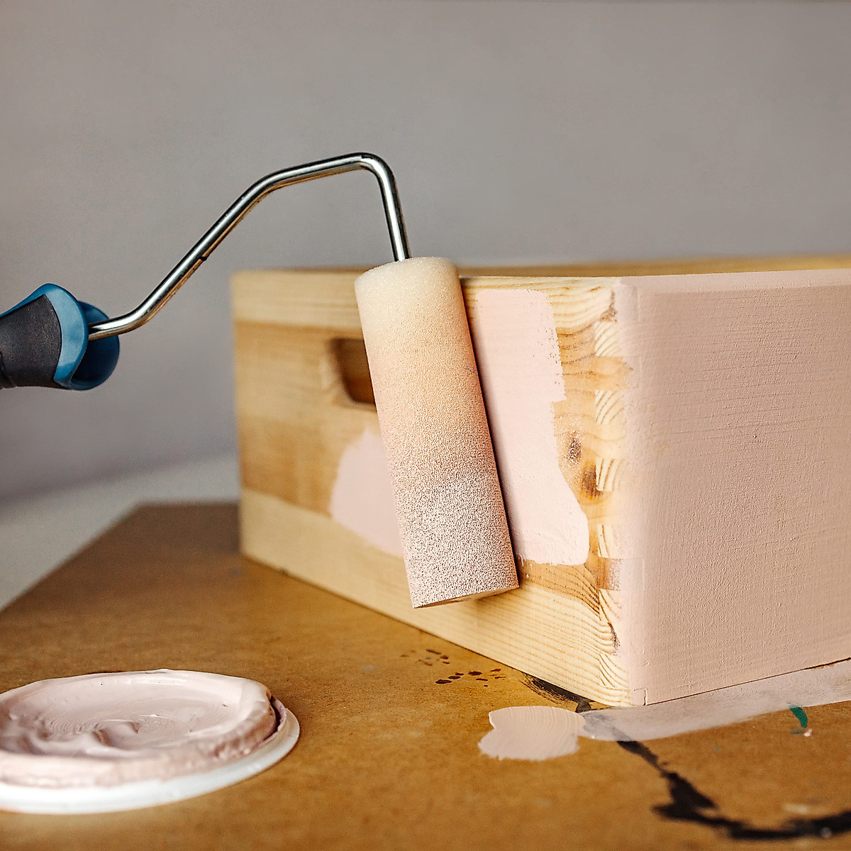 Creative Deco XL Wooden Crate Nesting Crate Handles | 15.74x11.81x5.1in | Large Display Storage Box Multi-Craft Caddy Nesting Crate | Natural Wood Rustic | Plain Unpainted Beige | Country Decor