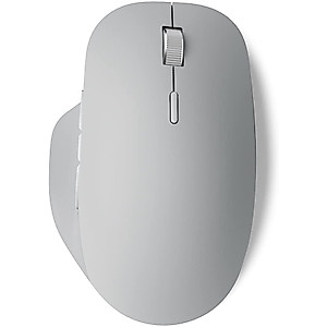 Microsoft Surface Precision Wireless Bluetooth Mouse with Cleaning Cloth - Bulk Packaging - Light Grey