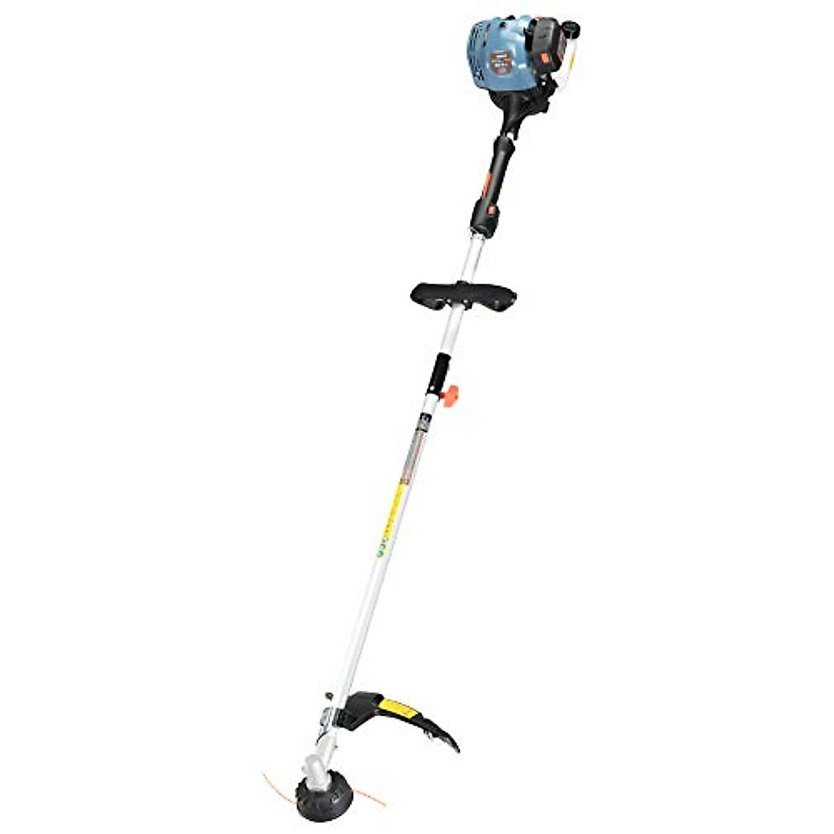 SENIX 4QL® 26.5 cc 4-Cycle Gas Powered String Trimmer, Detachable Straight Shaft, 17.7-Inch Cutting Width, with Dual .095 Cutting Line and Bump Feed, GTS4QL-L, Blue