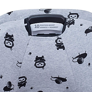 JYOKO Kids Cotton Cover Liner for car seat Compatible with Graco 4Ever DLX 4-in-1 (Cover, Robot Space)