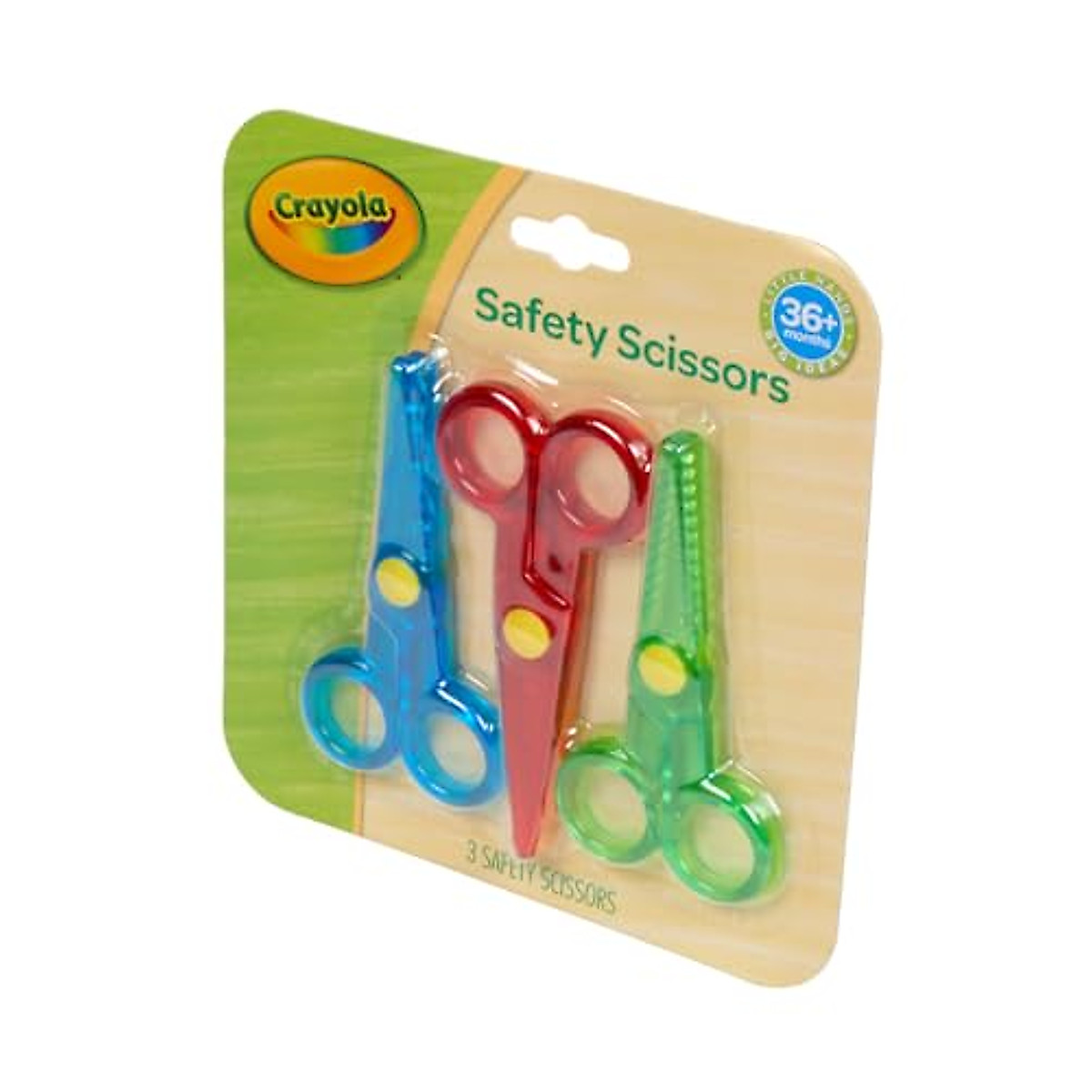 Crayola My First Safety Scissors, Toddler Art Supplies, 3ct