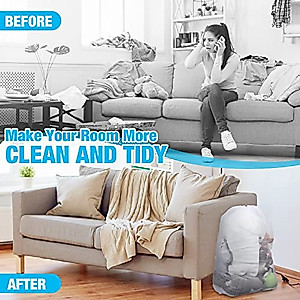 Xinnun 12 Pack Mesh Laundry Bag Drawstring Heavy Duty Bag Bulk, 24 x 36 Inches Durable Machine Washable Storage Bag for Factories, College, Dorm and Apartment Dwellers, White