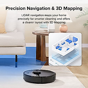 roborock Q7 Robot Vacuum and Mop, LiDAR Navigation, 2700Pa Suction, Multi-Level Mapping, 180mins Run-Time, Works with Alexa, Perfect for Hard Floors, Carpets, and Pet Hair (Black)