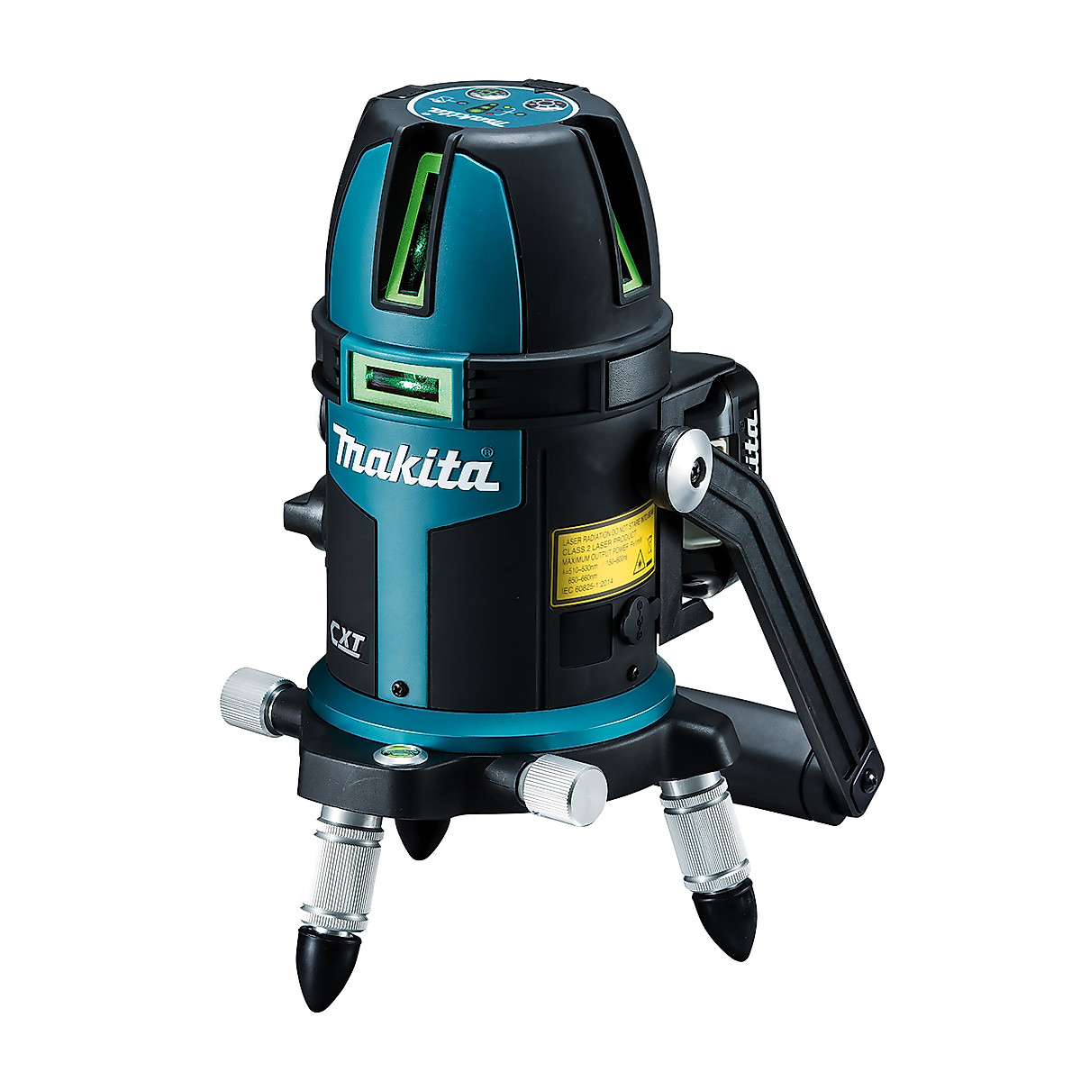 Makita SK209GDZ 12V max CXT Lithium-Ion Cordless Self-Leveling Multi-Line/Plumb Point Green Beam Laser, Tool Only