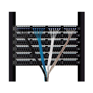 Monoprice Cat6A 25ft White 10-Pk Patch Cable UTP 30AWG 10G Pure Bare Copper Snagless RJ45 SlimRun Series Ethernet Cable