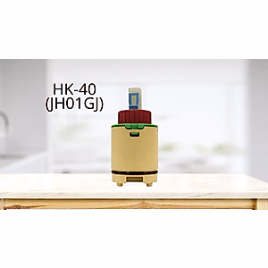 HK-40 (JH01GJ) Faucet Cartridge Replacement 40mm Diameter Shower Cartridge, Yellow, Red, Green