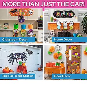 Religious Christian Trunk Or Treat Decorating Kit for Halloween - Car Trunk Border - 7 Pieces