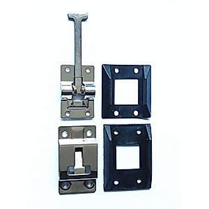 RV Door Holder Polished Stainless Steel T-Style Entry Door Catch for Camper Trailer Motorhome 1 Pack