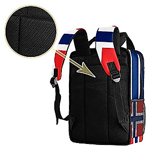 Travel Backpack,Carry On Backpack,flag of Norway,Hiking Backpack Outdoor Sports Rucksack Casual Daypack