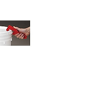 Linzer 5425 Lid Opener with Header, 5 Gal, Plastic, Polyethylene, Large, Orange