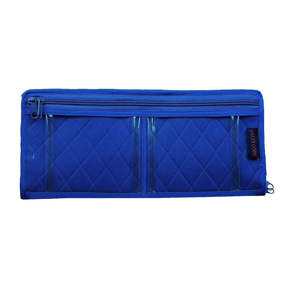 Yazzii Sewing Machine Feet Organizer Bag - Sewing Supply Organizer - Sewing Accessories Organizer with Pockets Royal Blue