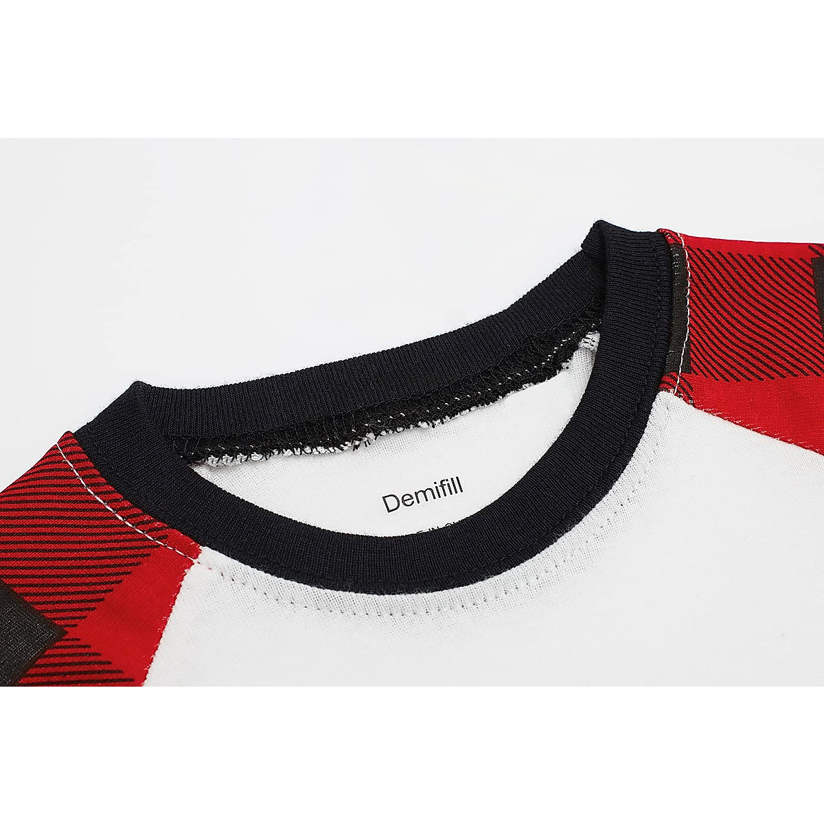 Demifill Boys and Girls Cotton Pajamas Christmas Trees&Monster Cars Pajamas Kids Sleepwear Size 10 Red