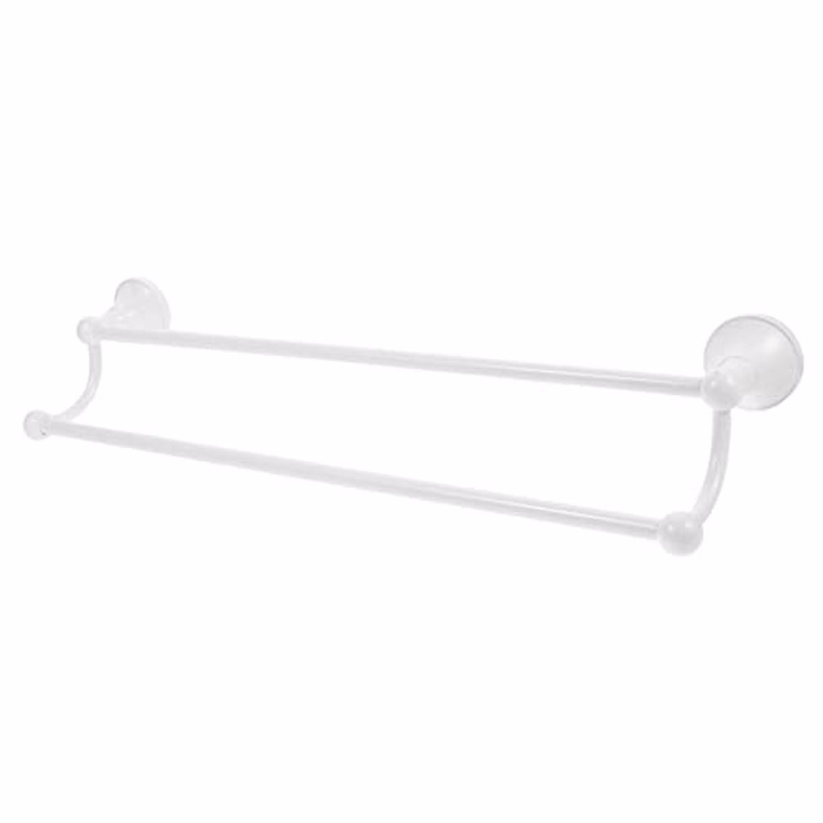 Cabilock 1 PC Double Bar Towel Rack White Bathrobe Towel Organization Bar Double Towel Bar Bathroom Towel Bar Decor Bath Towel Holder Hangers Hand Towel Rail Artistic Accessory Swivel Brass