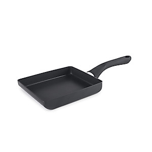 Ibili Square Japanese Omelette Pan / Egg Pan Skillet, Tamagoyaki Pan, PFOA-Free, Dishwasher Safe, Double Non-Stick Coating, Bakelite Handle, 5.9" x 7" x 2.3" - Made in Spain