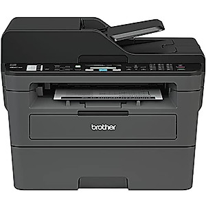 Brother MFC-L2710 All-in-One Wireless Monochrome Laser Printer -for Home Office - Print Copy Scan Fax, Auto Duplex Print, Speed Up to 32 ppm, 50-Sheet ADF, Amazon Alexa, AirPrint, BROAGE Printer Cable