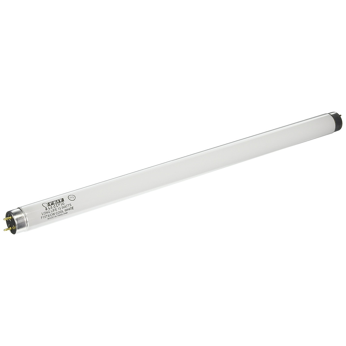Feit Electric F15T8/CW 15W Cool White 18" Fluorescent T8 Tube G13 Bi-Pin Base