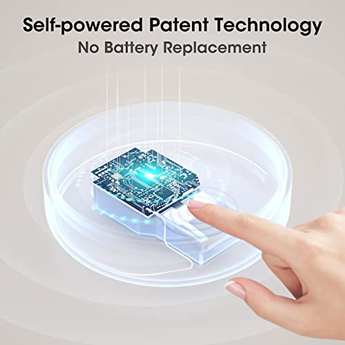 Comsmart Smart Wireless Dog Door Bell, Doggie Doorbell for Pet Potty Training Communication Go Outside Press Button with 38 Melodies 4 Volume Levels LED Flash (1 Receiver & 1 Transmitter)