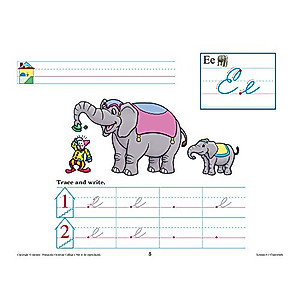 Writing With Phonics K5 Cursive - Abeka 5 Year Old Kindergarten Cursive Phonics Penmanship Student Work Book