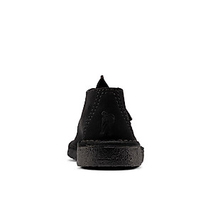Clarks Men's Desert Trek Oxford, Black Suede, 10