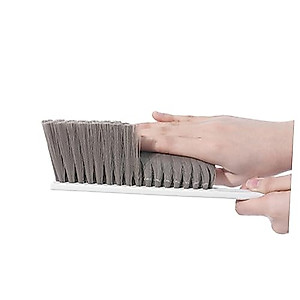 SOESFOUFU 1 Set Small Broom Pet Dustpan Keyboard Cleaner Brush Table Dustpan Brush Desktop Mini Dustpan Sofa Cleaner Mini Dustpan and Brush Sofa Broom Small Dustpan Small Brush Pp White