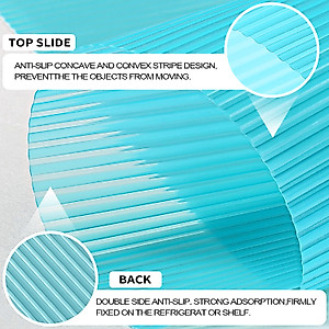 8pcs Refrigerator Liners for Shelves Washable, Fridge Shelf Liners Nonslip, Refrigerator Mats Liner for Glass Shelves, Shinywear Fridge Liners for Freezer Cupboard Cabinet Drawer, 4 Color