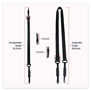 ZenRich Shoulder Strap for Tablet Cases,Universal Adjustable & Removable Carrying Strap Replacement Shoulder Belt,Black