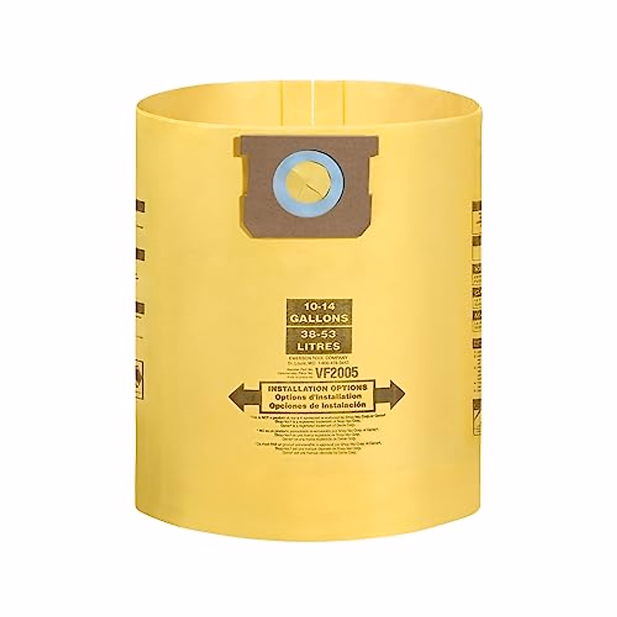 Pack 6 Type I 90672 Vacuum Bags Compatible with shop vac 10-14 gallon 9067233 9067200 Dust Collection Bag Double layer PS04