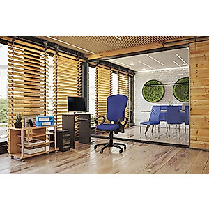 Furinno Simplistic Easy Assembly Computer Desk, With Keyboard Tray, Espresso/Black