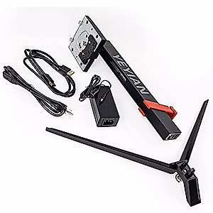 YEYIAN Sigurd 3001 27” Curved PC Gaming Frameless LED Multistand Monitor, 1080P HD, 165Hz, 1ms, 3000:1, 16:9, 178°, 16.7M Colors, G-Sync, FreeSync, DP/DVI/HDMI, Speaker, Tilt/Height/Pivot Adjustable